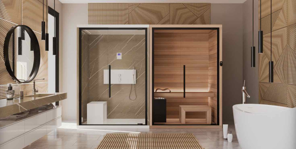 Doccia Sauna Bagno Turco Maxi - Concept Spa Family 280 - Piùesse